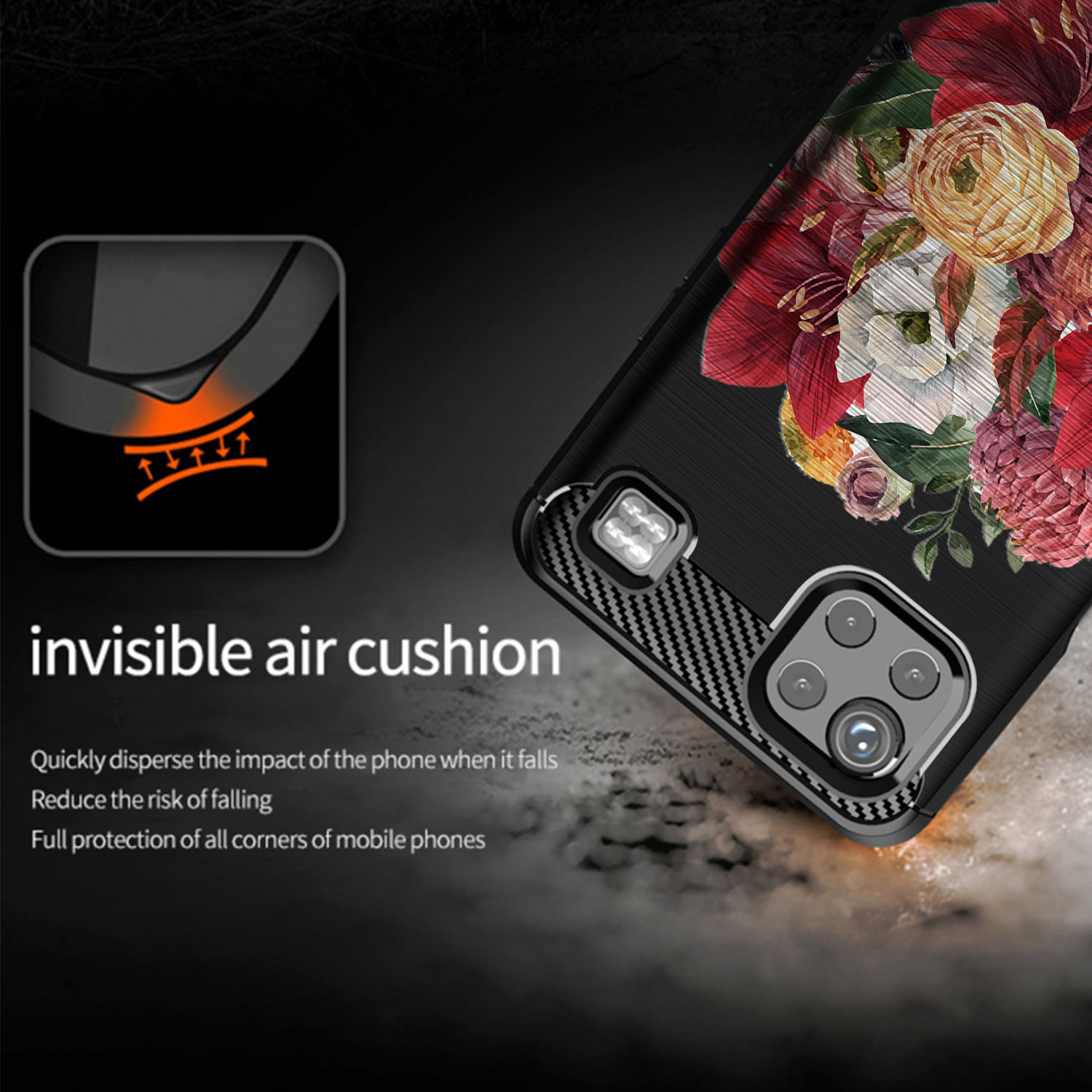 Case For [LG K92 /K92 5G (2020)][FLEX TPU SET16] Black Slim Matte ...