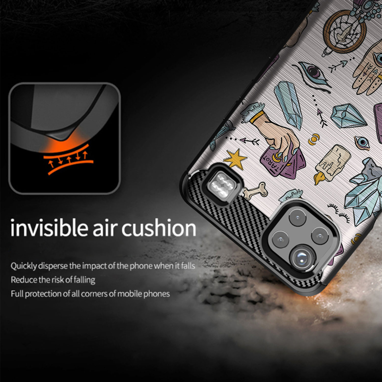 Case For [LG K92 /K92 5G (2020)][FLEX TPU SET17] Flexible Embossed Slim ...