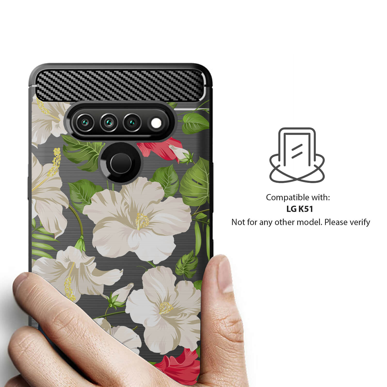 Case For [LG K51/ Q51/ Reflect][Flex TPU Fiber SET11] Unique Slim Flexible | eBay