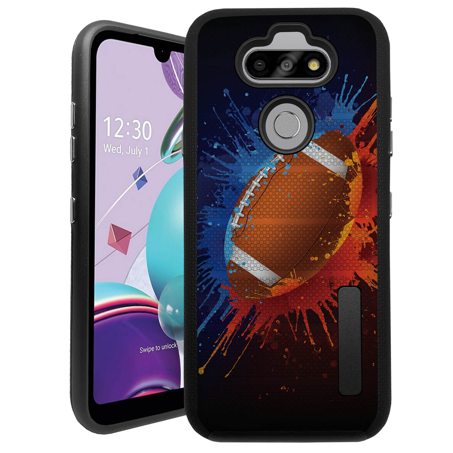 For [LG Tribute Monarch /Risio 4][GRIP TACTICAL SET6] Hybrid Case Dual ...