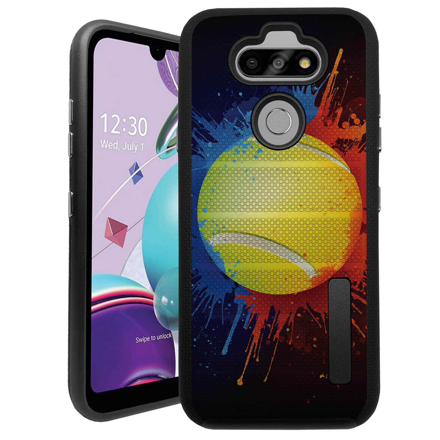 For [LG Tribute Monarch /Risio 4][GRIP TACTICAL SET6] Hybrid Case Dual ...