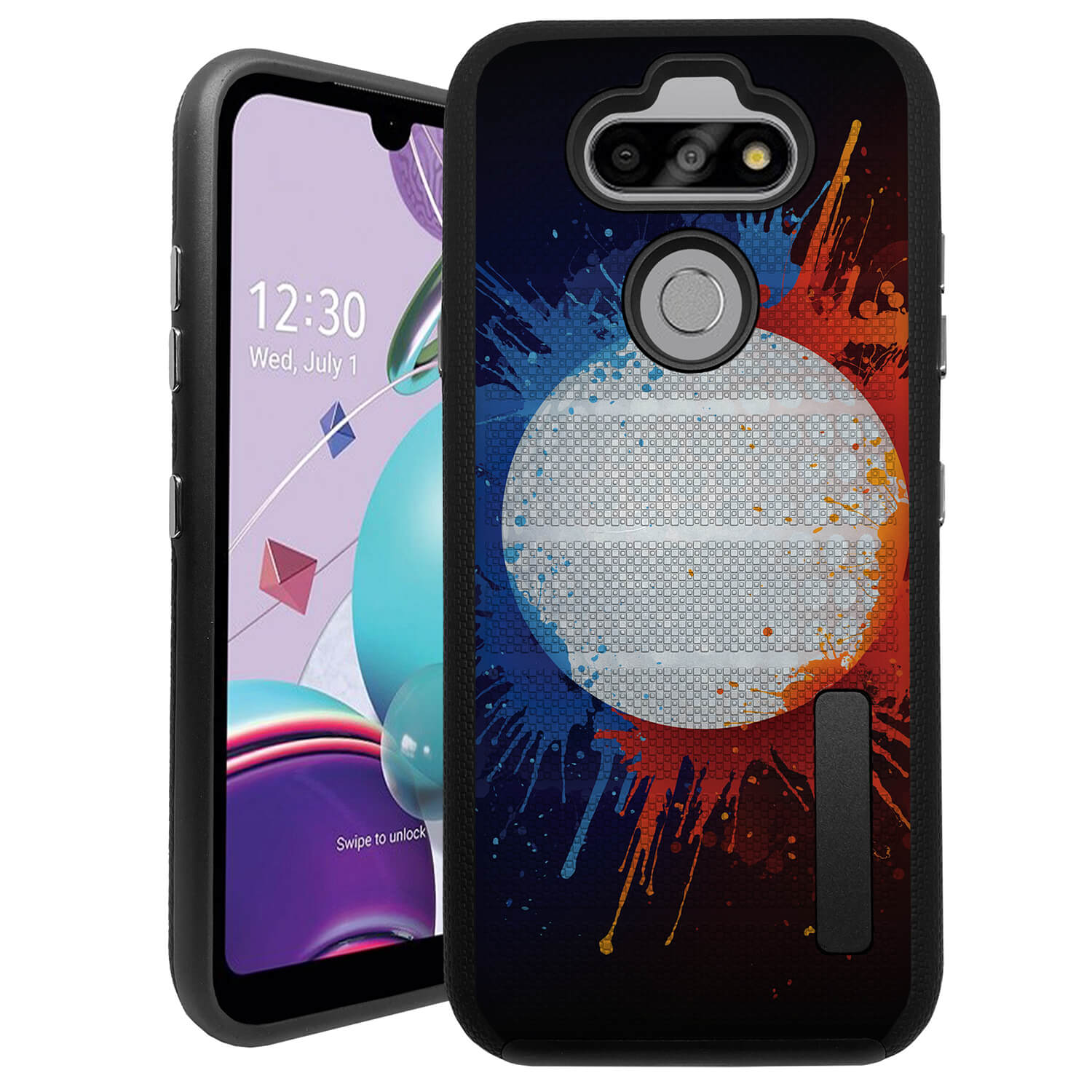 For [LG Tribute Monarch /Risio 4][GRIP TACTICAL SET6] Hybrid Case Dual ...