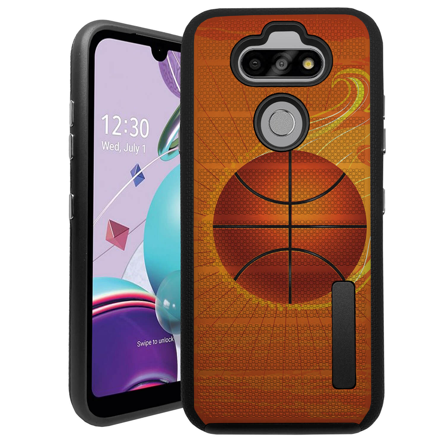 For [LG Tribute Monarch /Risio 4][GRIP TACTICAL SET6] Hybrid Case Dual ...