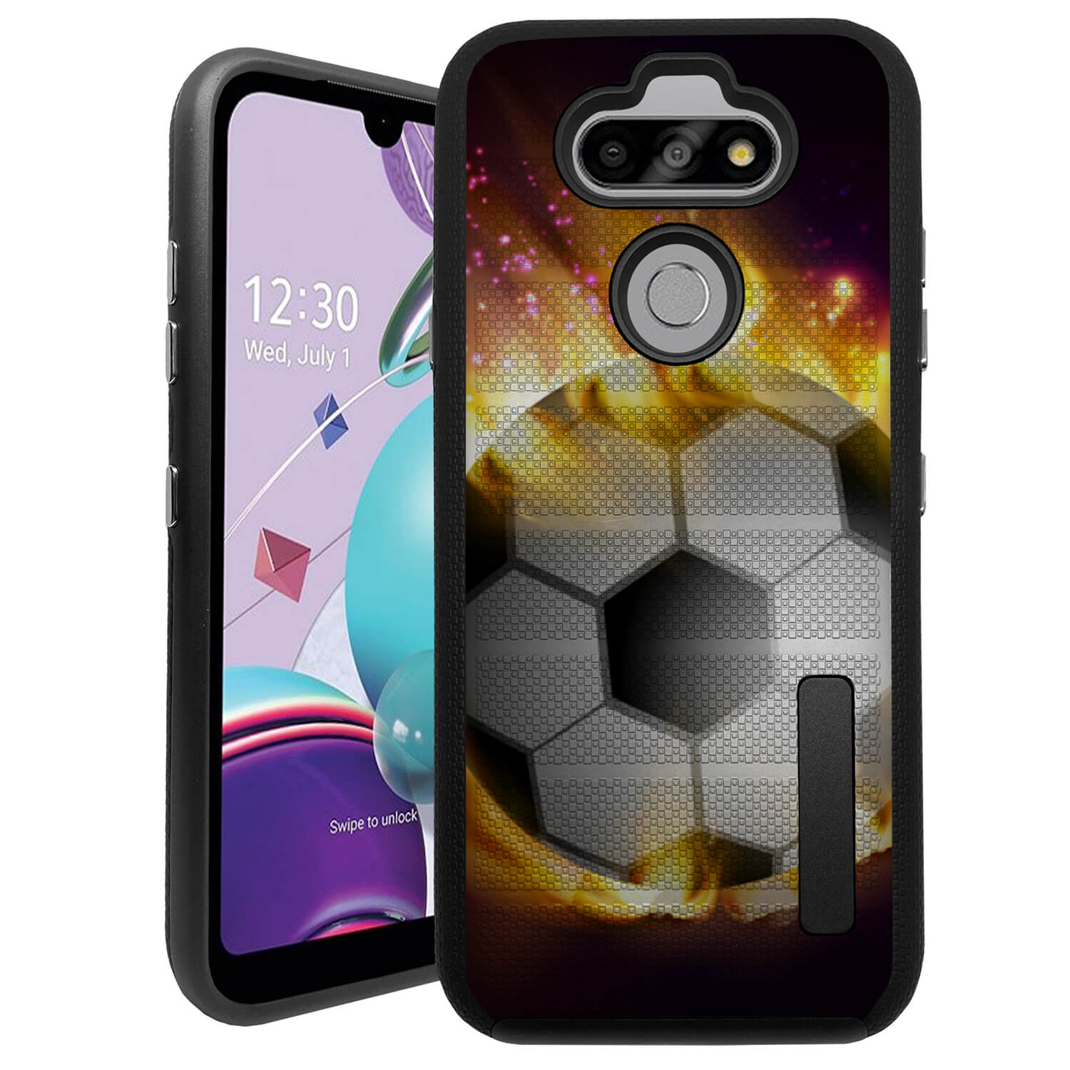 For [LG Tribute Monarch /Risio 4][GRIP TACTICAL SET6] Hybrid Case Dual ...