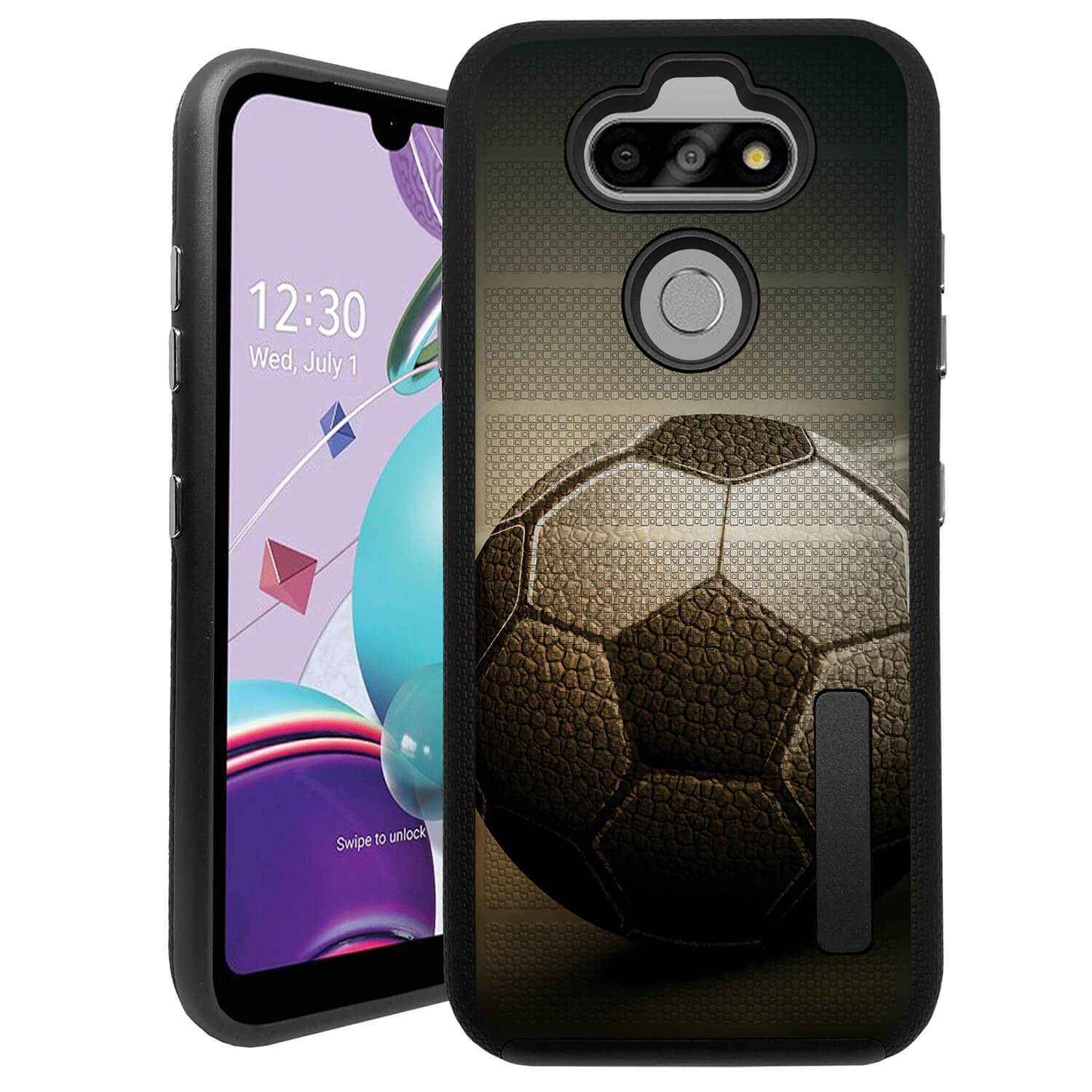 For [LG Tribute Monarch /Risio 4][GRIP TACTICAL SET6] Hybrid Case Dual ...