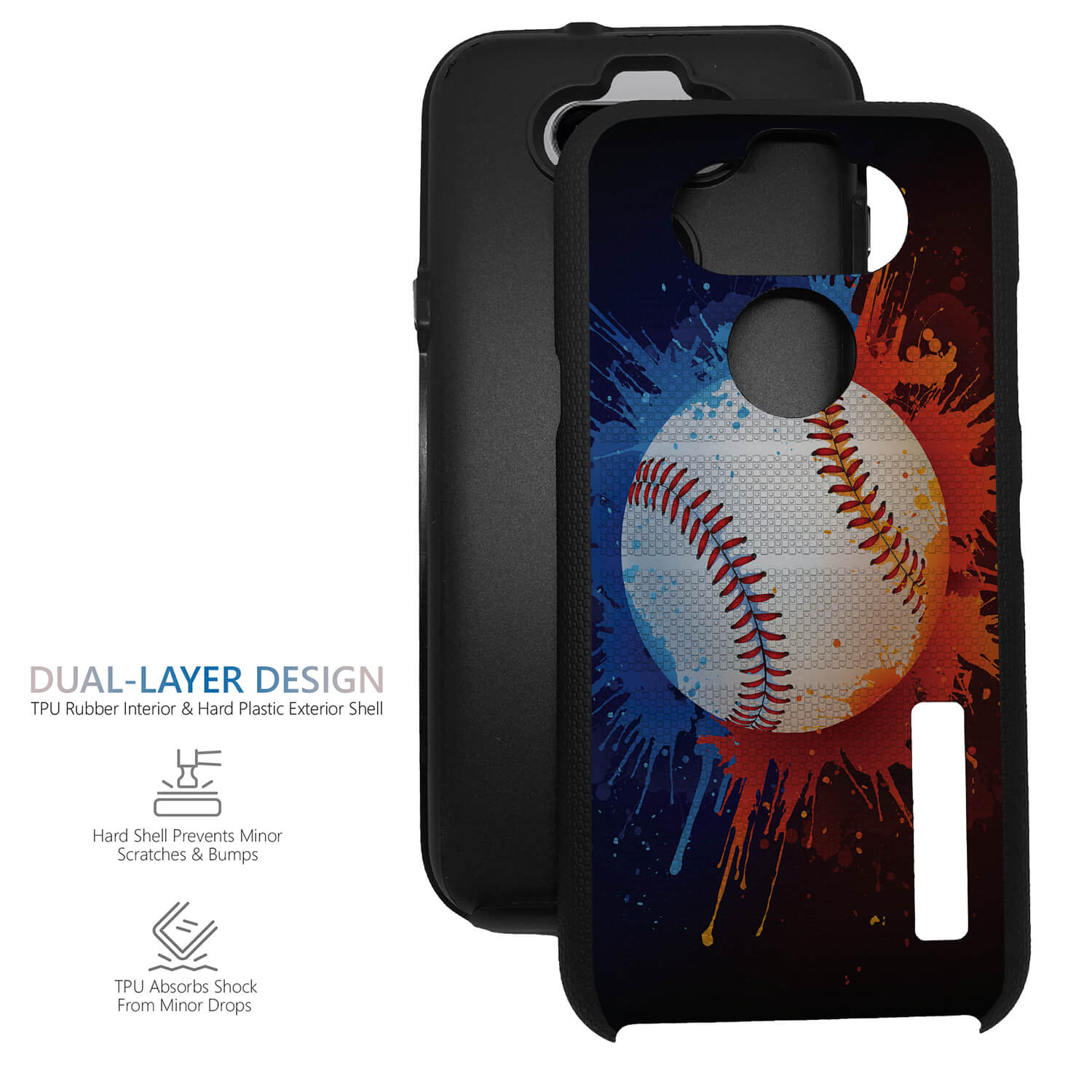 For [LG Tribute Monarch /Risio 4][GRIP TACTICAL SET6] Hybrid Case Dual ...