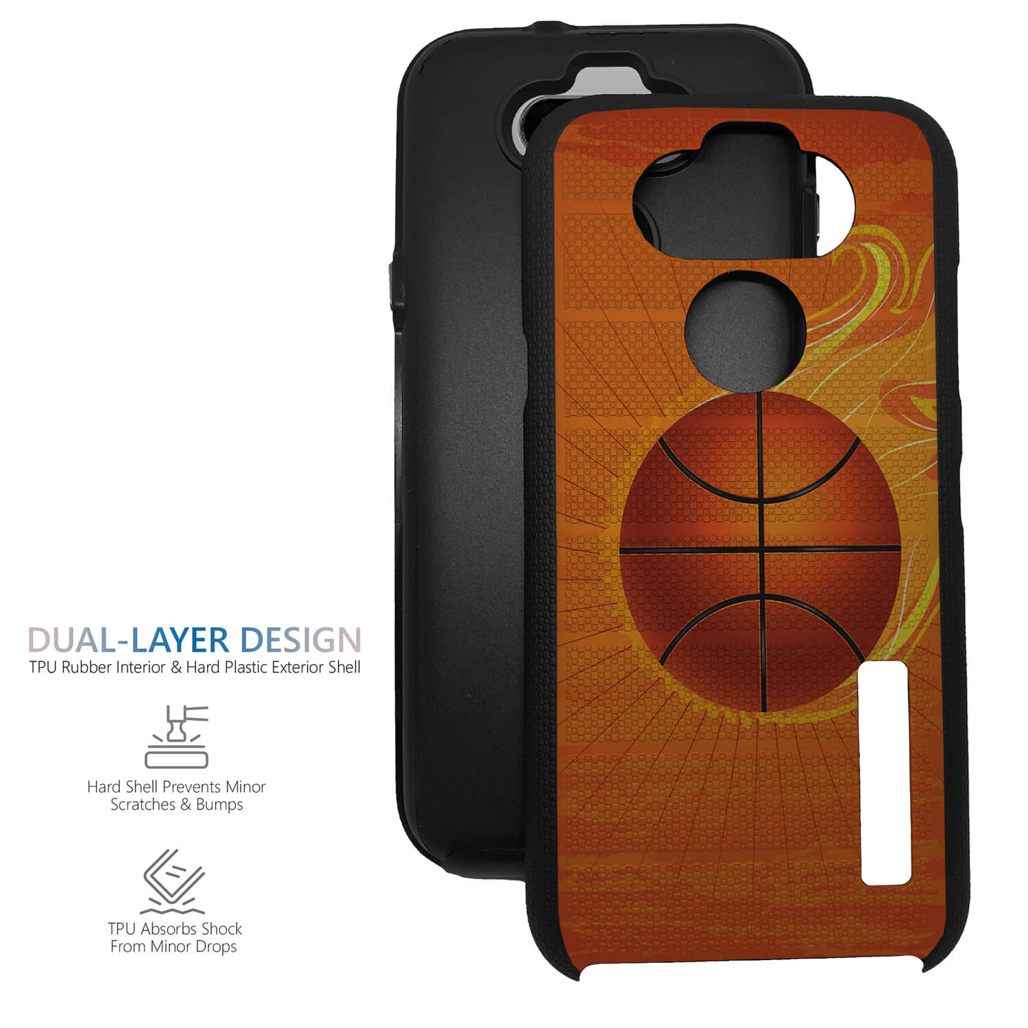 For [LG Tribute Monarch /Risio 4][GRIP TACTICAL SET6] Hybrid Case Dual ...