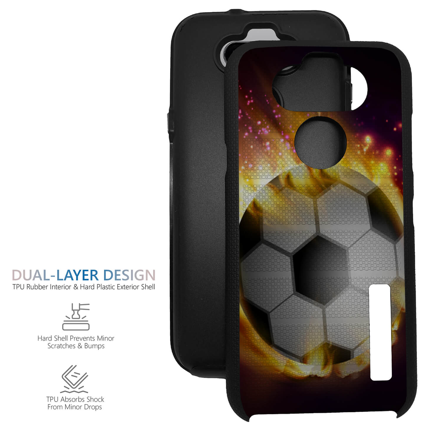 For [LG Tribute Monarch /Risio 4][GRIP TACTICAL SET6] Hybrid Case Dual ...